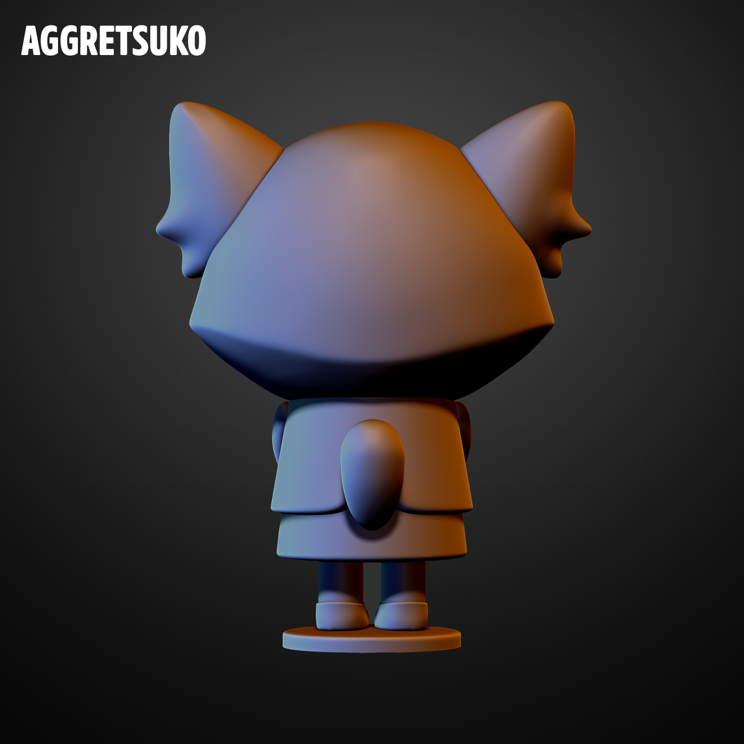 STL file Aggretsuko - Retsuko 👽・3D printable model to download・Cults