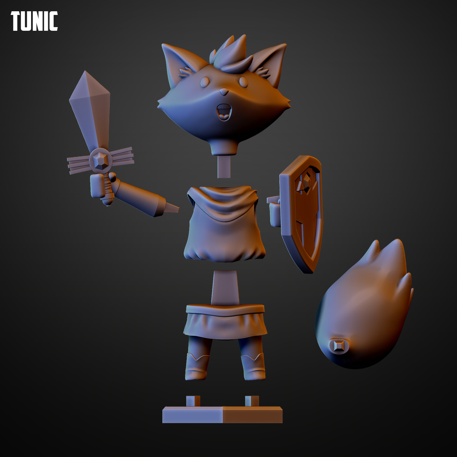 STL file Tunic 🦊・Model to download and 3D print・Cults