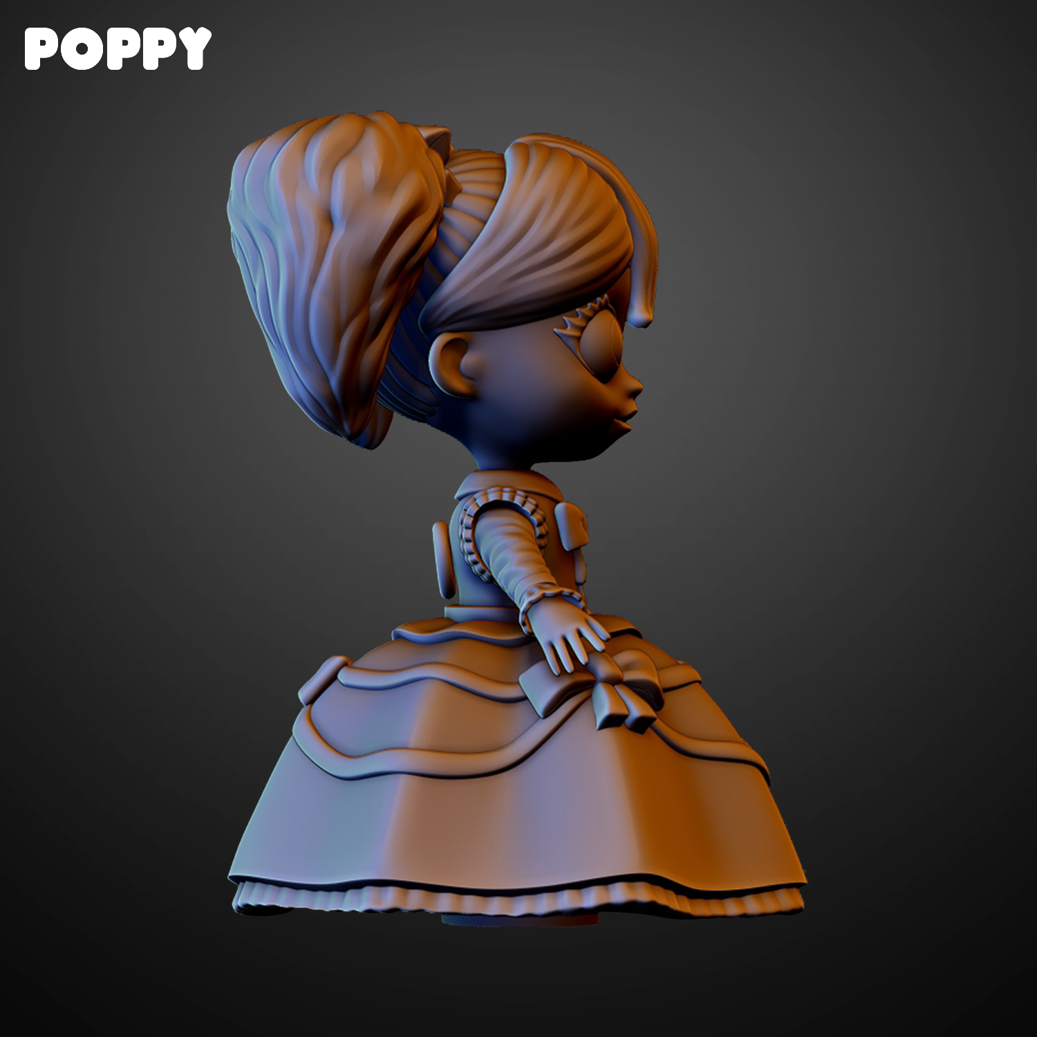 STL file POPPY PLAYTIME - POPPY 🪢・3D printable model to download・Cults