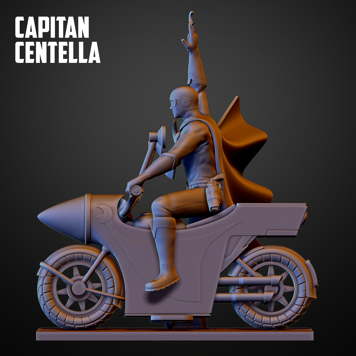 STL file Captain Centella 🗿・3D printing template to download・Cults