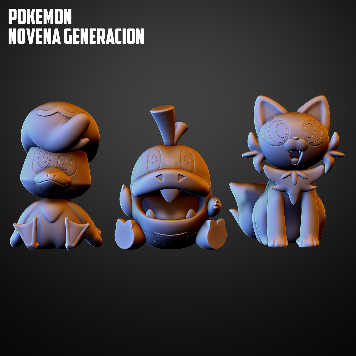 STL file Pokemon Ninth Generation・3D print design to download・Cults