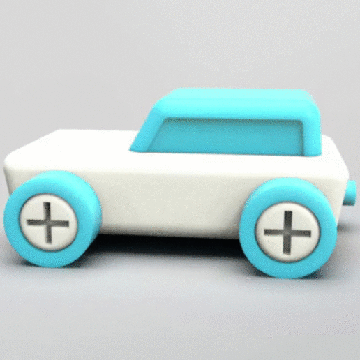 Descargar archivo STL gratis Auto Minimalista para armar • Plan para la ...