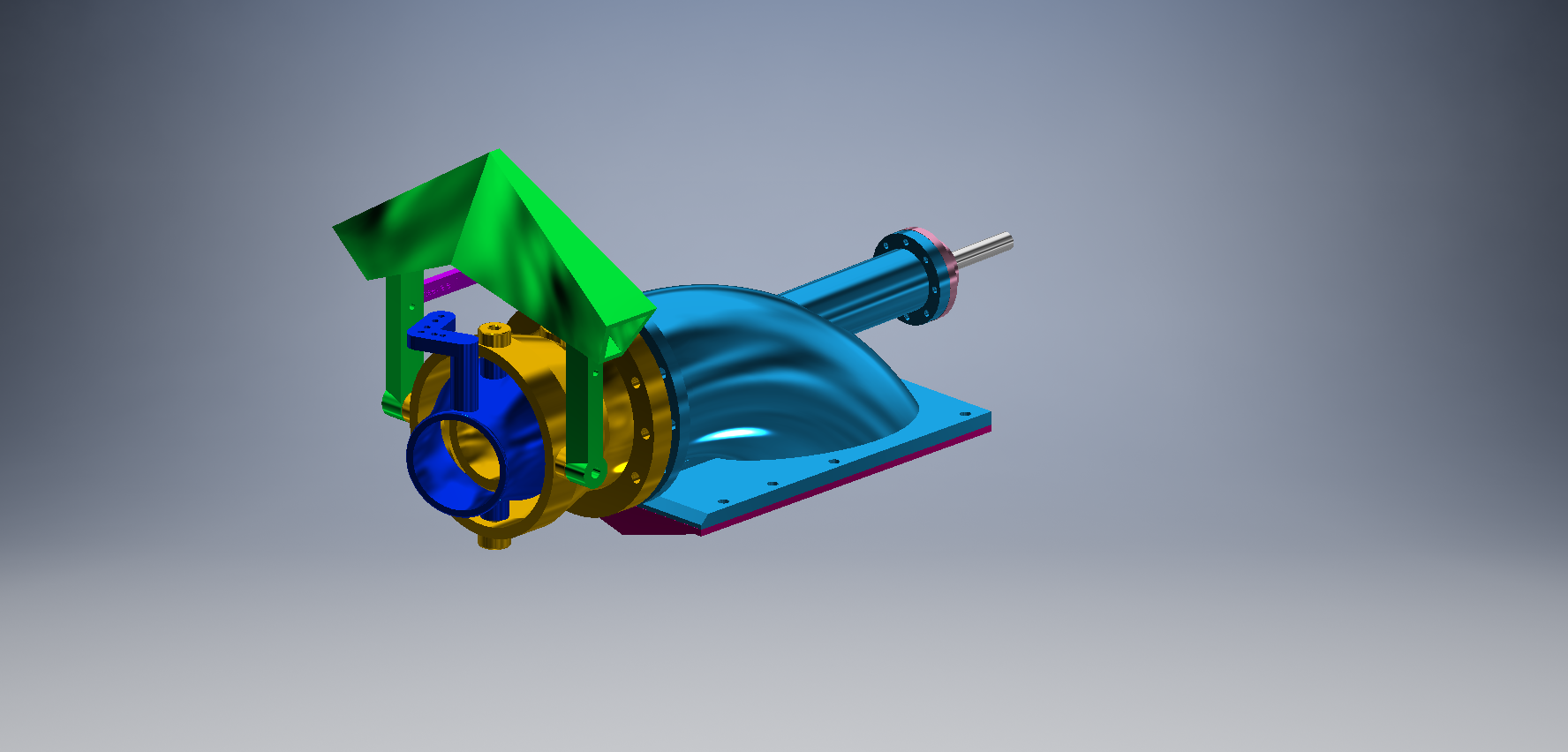 3D file Water jet propulsion 60mm/Водометный движитель 60мм! 🚰・3D print ...