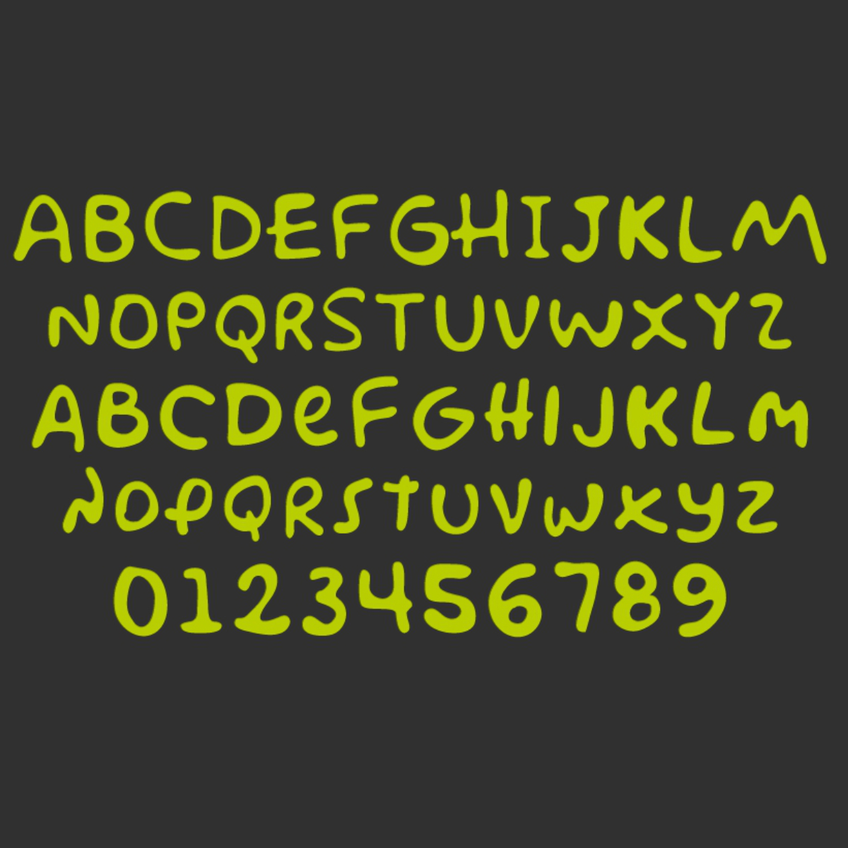 3D file Simpson font letters・3D printable design to download・Cults