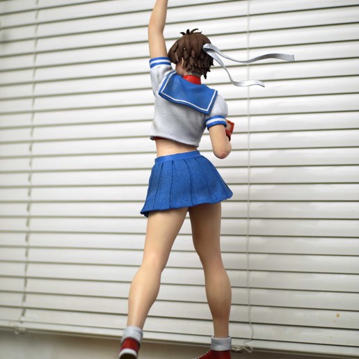 Download STL file Sakura Kasugano Street Fighter Fan Art Statue 3d ...