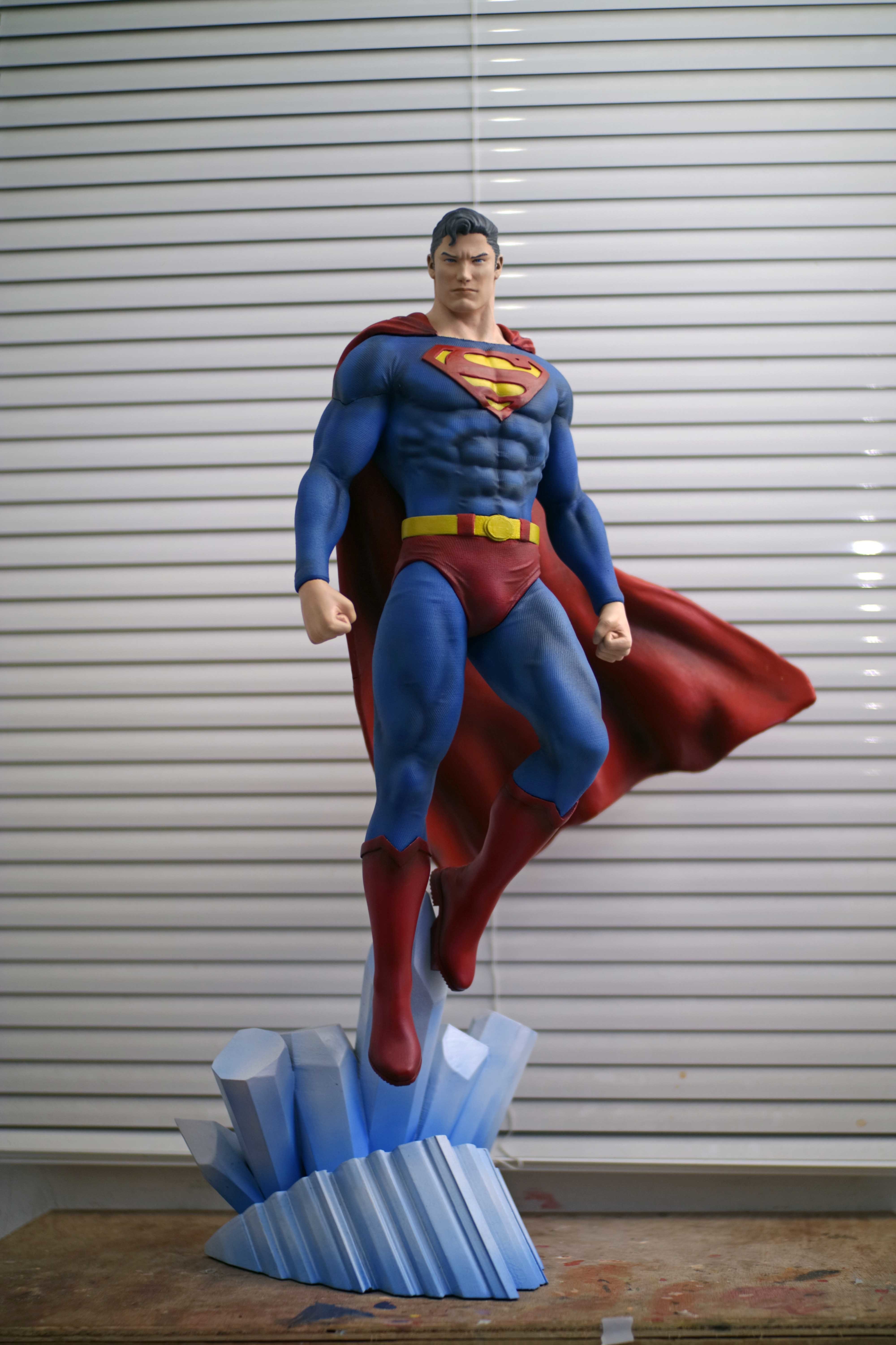Download STL file Superman Fan Art Statue 3d Printable • 3D print ...