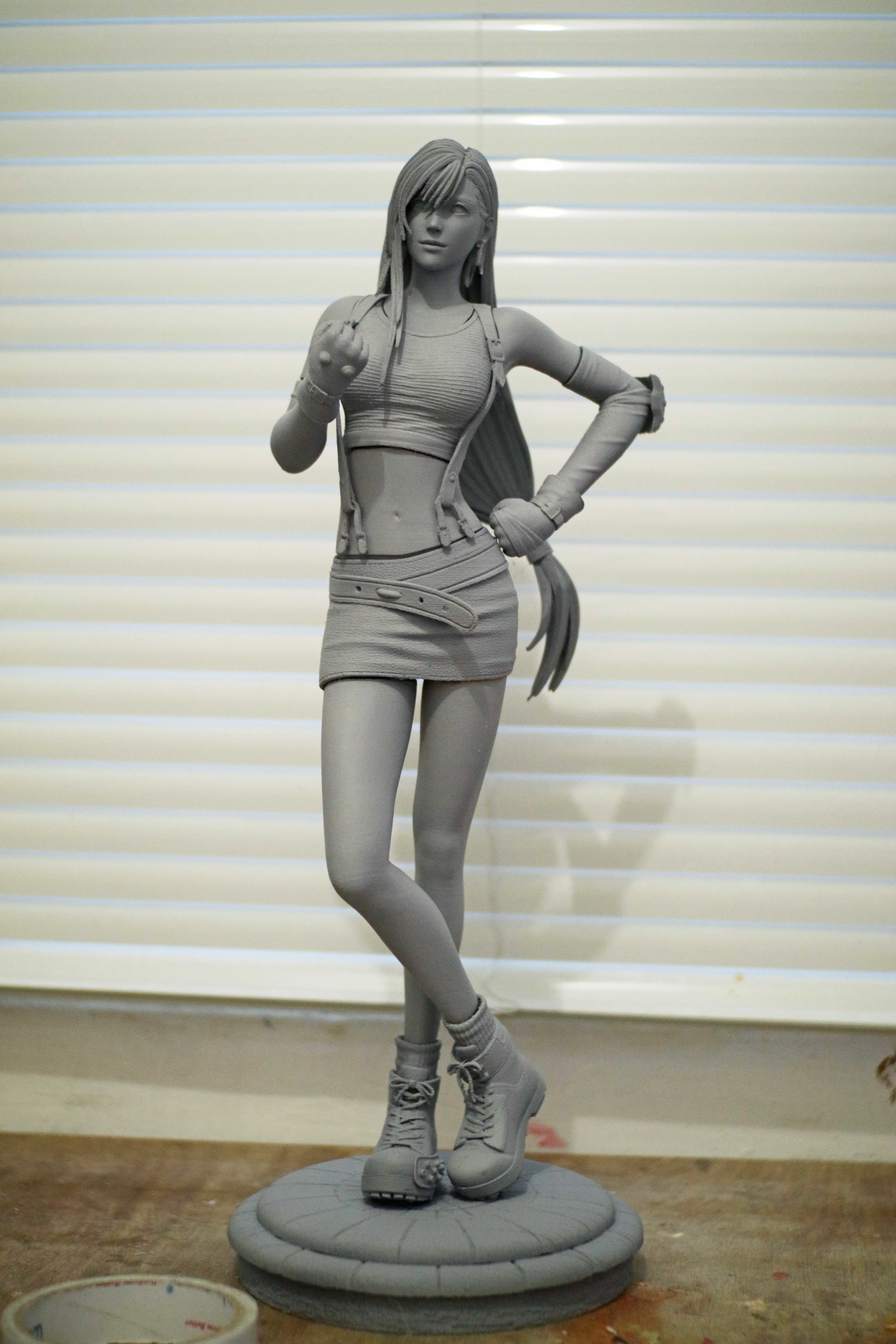 3D file Tifa Lockhart Final Fantasy VII Fanart Statue 3d Printable 🗿・3D ...