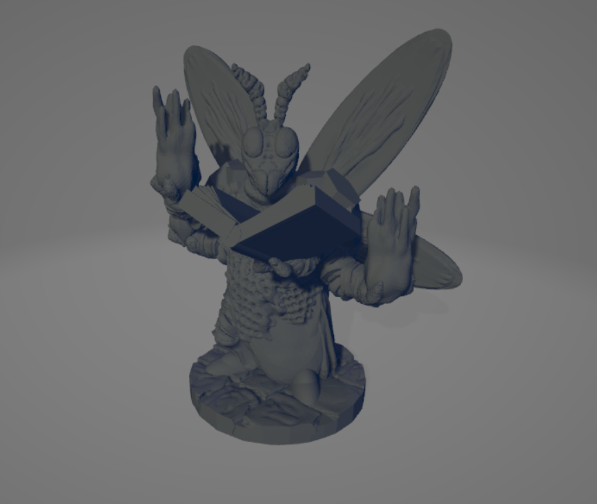 STL file Insectoid Mage・3D print model to download・Cults