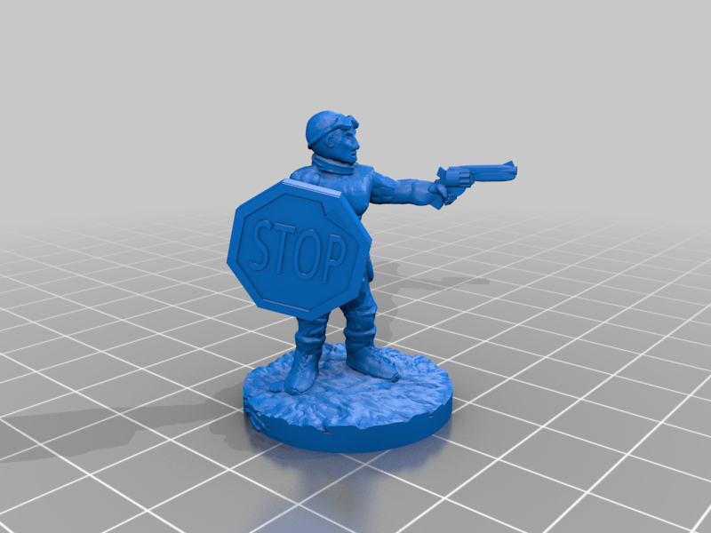 Free STL file Warboy With Pistol・3D printable design to download・Cults