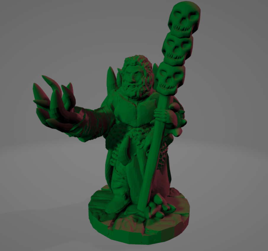 STL file Demon-Blighted Necromancer・Model to download and 3D print・Cults