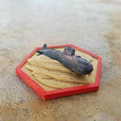 Free STL file Beached Submarine Wasteland Tile (Compatible With Pocket ...