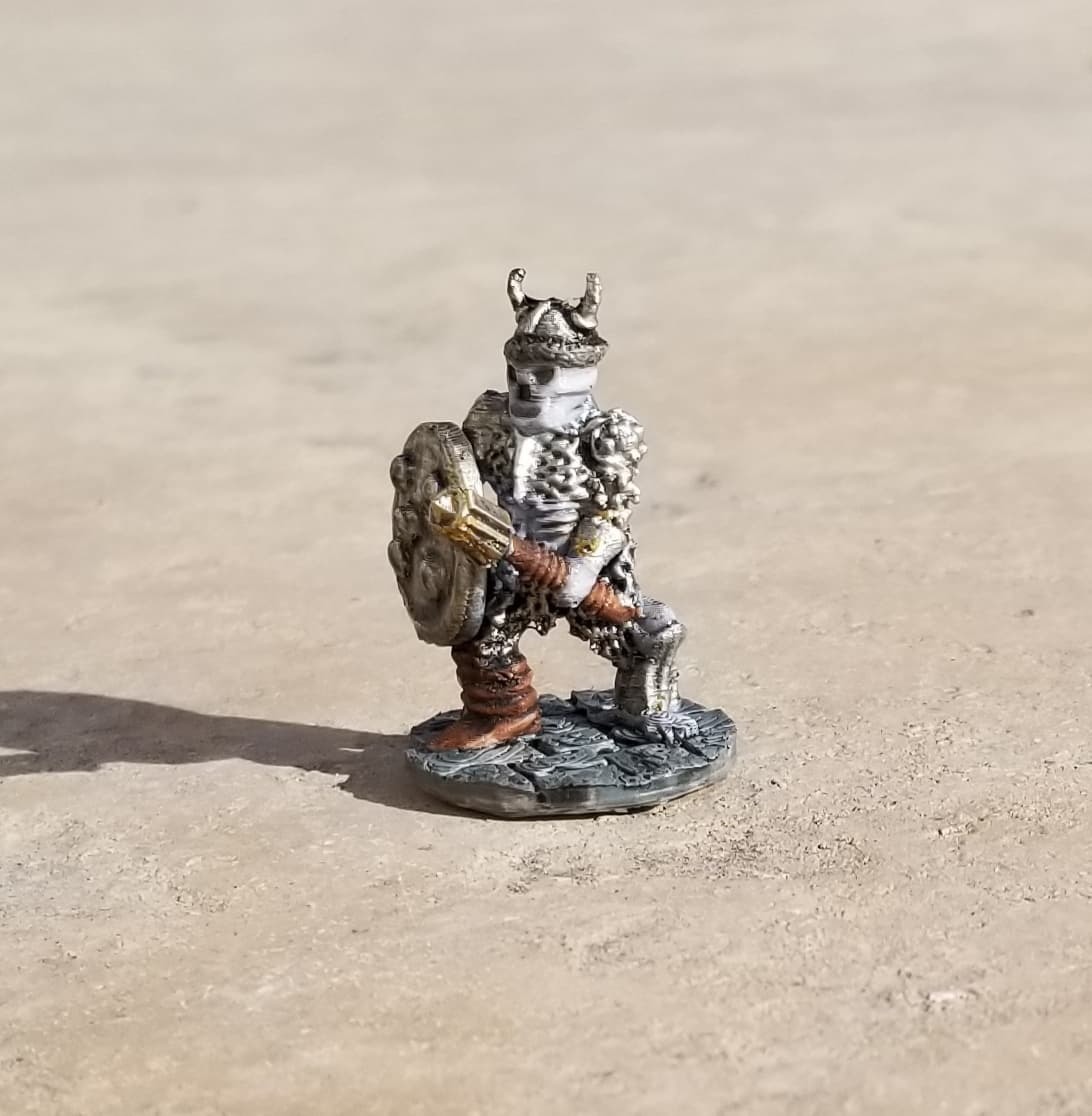 STL file Armored Mace Barbarian Skeleton・3D printable design to ...