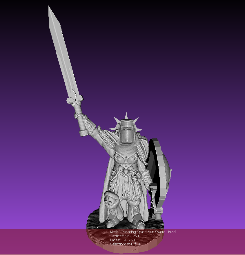 Free STL file Crusading Space Laser Nun 🛰・3D printing template to ...