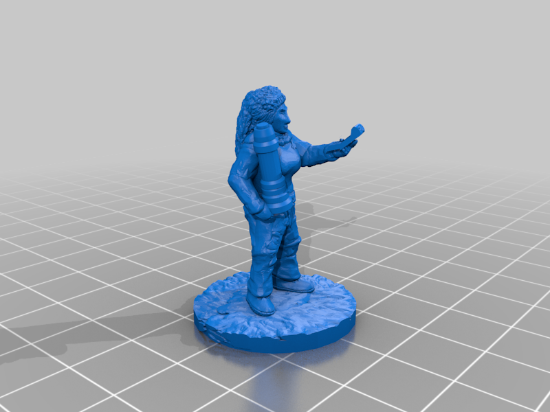 Free STL file Star Trek Female Science Officer ⭐・3D printable object to ...