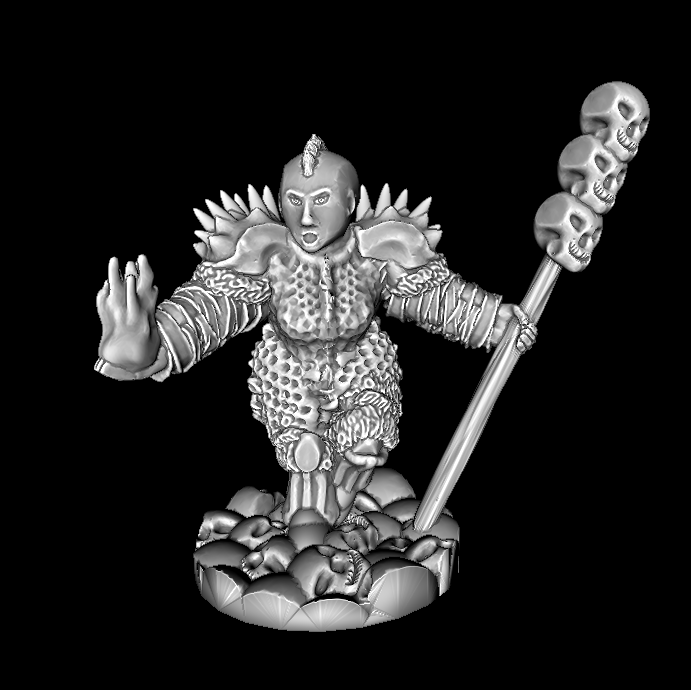 Fichier STL Barbare sorcière de guerre ⚔・Design pour imprimante 3D à ...