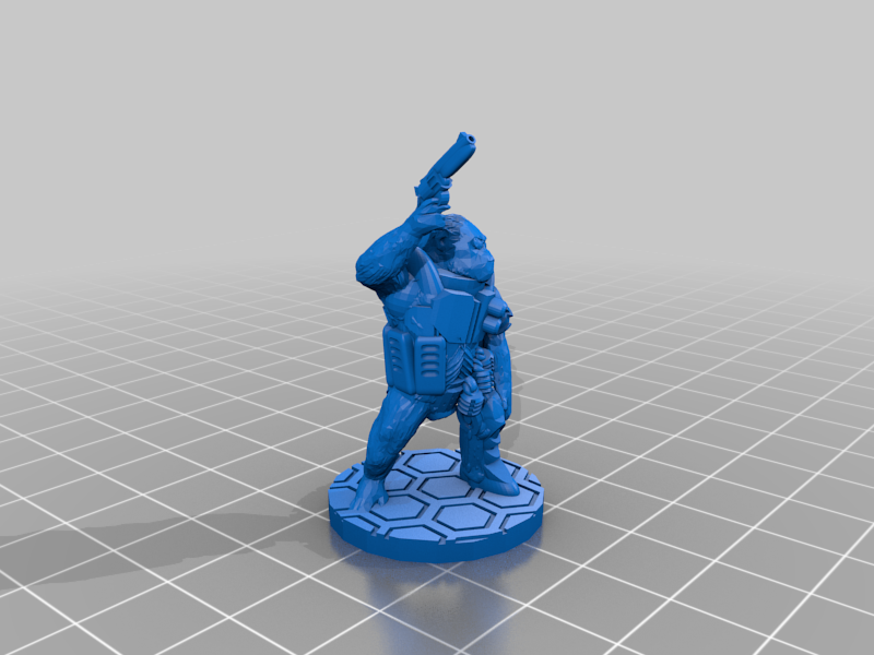 Free STL file Primate Morph For Eclipse Phase 🦍・3D printing idea to ...