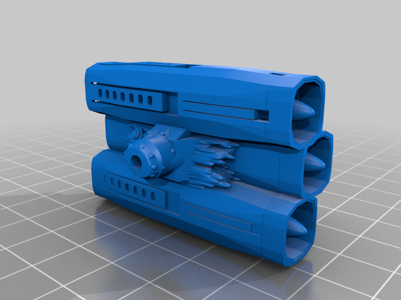 Free STL file Triple Rotor Pod Engines For Martian Racing Federation ...