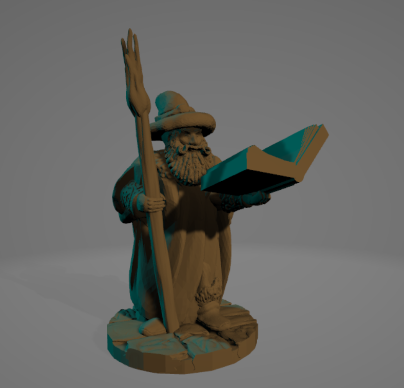 Файл STL Wise Old Wizard・Шаблон для 3D-печати для загрузки・Cults