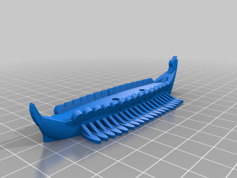 Free STL file Viking Long Ships for Ortus Novae: Trireme ⛵・Template to ...