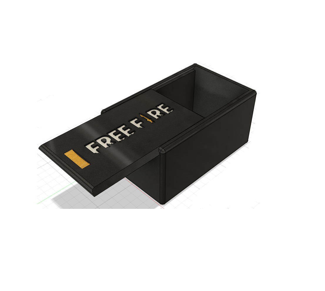 STL file Box Free Fire・3D printer design to download・Cults