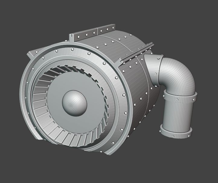 STL file Turbine 🎲・3D printing idea to download・Cults