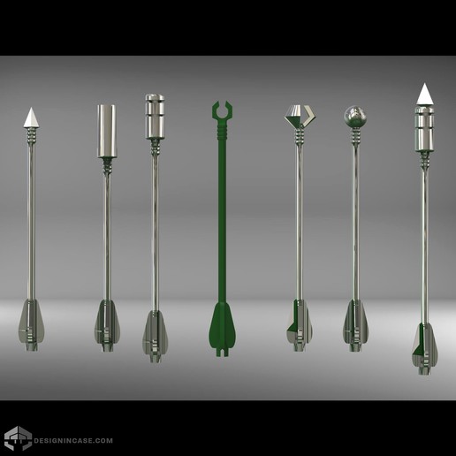 Download 3D printer templates Designincase Basic Weapons Pack ・ Cults