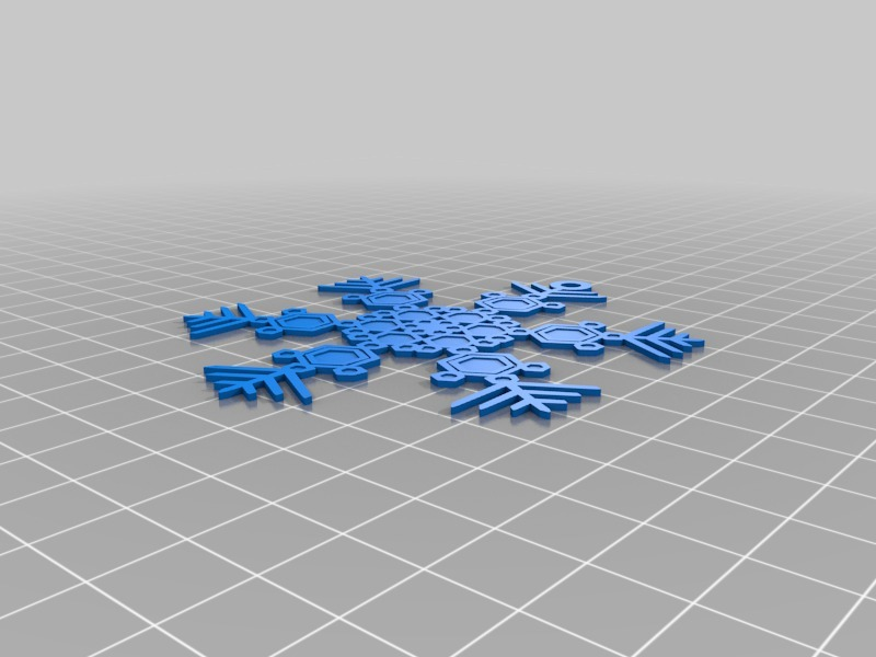 Free STL file 31192 Snowflake・Template to download and 3D print・Cults