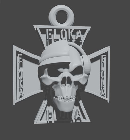 Skull And Iron Cross