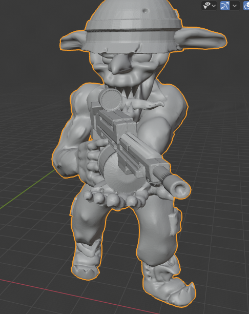 Free STL file Goblin, Gobbo, Gretchin, Grot MG 5・3D printer design to download・Cults