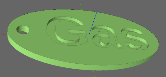 STL file Fuel Tag - Gas・3D printing template to download・Cults