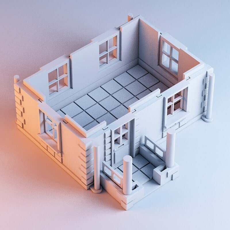 STL file Printable Architecture Kit House 1 🏠・3D printing idea to ...