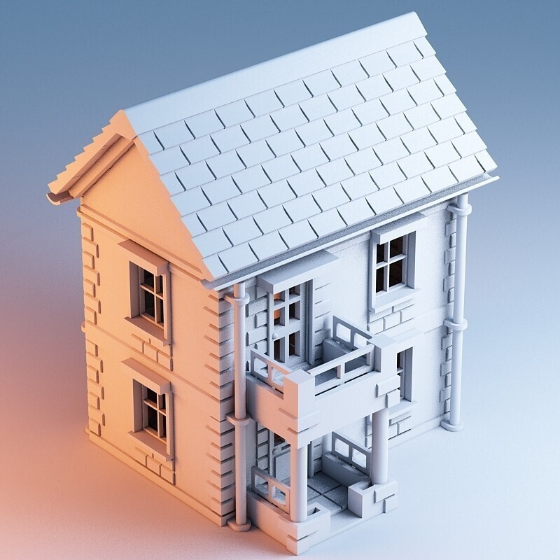 STL file Printable Architecture Kit House 1 🏠・3D printing idea to ...