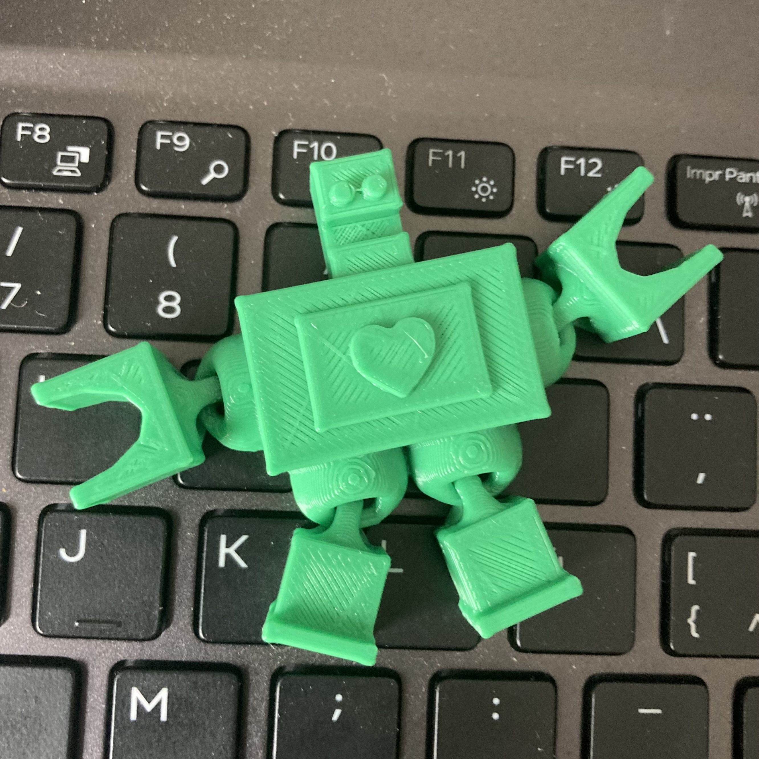 Free STL file FLEXI LOVE ROBOT (Print in place).・3D print model to ...