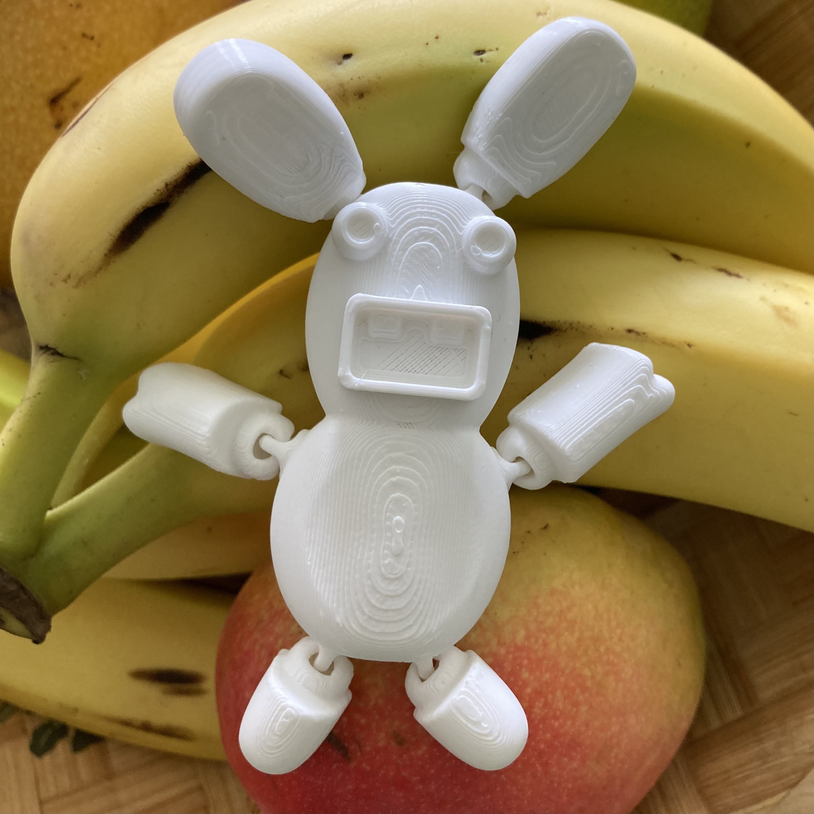 Archivo STL Flexi weird rabbit (Print in place)・Idea de impresión 3D ...