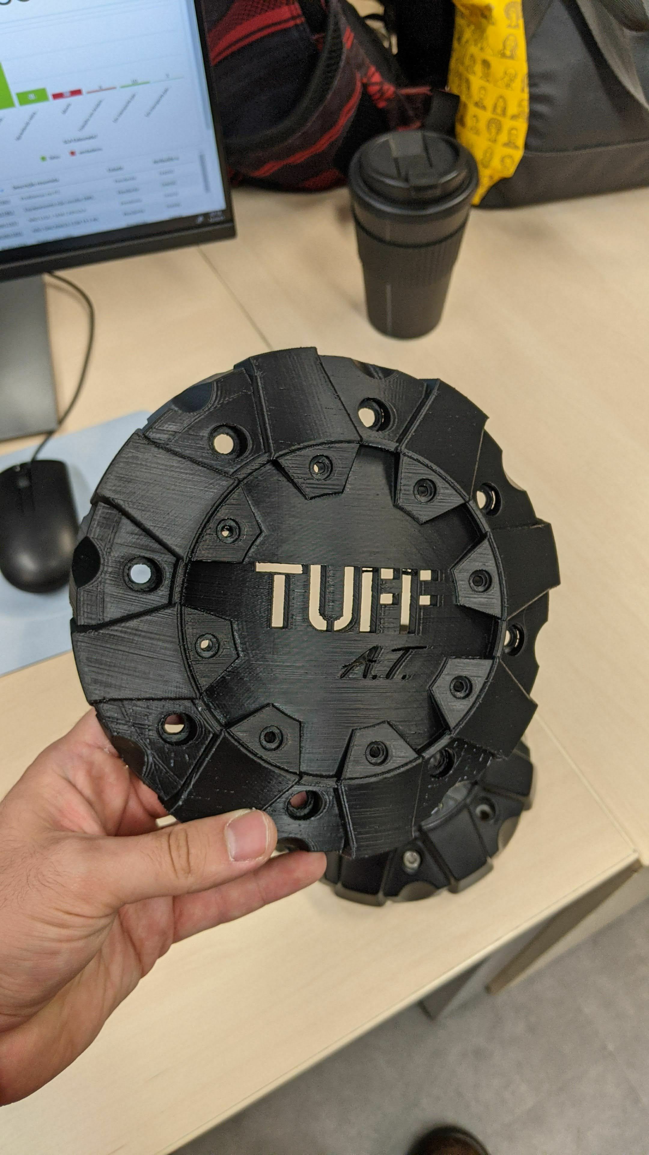STL file Tuff A.T. Wheel Hubcap 🛞・3D printing design to download・Cults