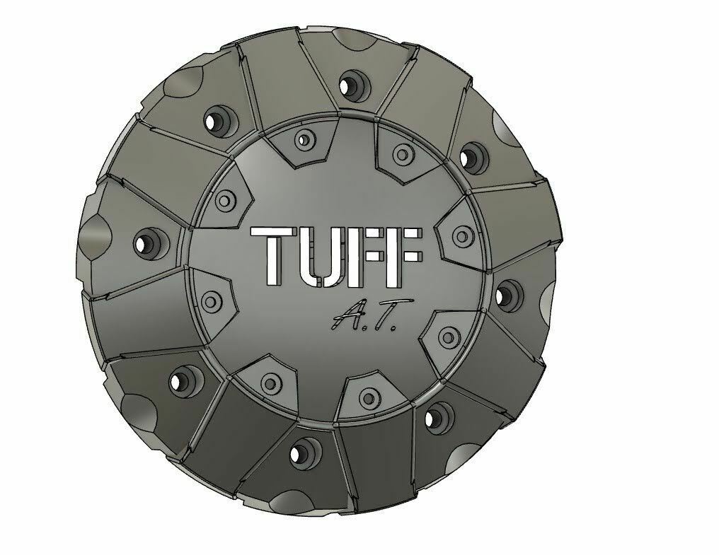 STL file Tuff A.T. Wheel Hubcap 🛞・3D printing design to download・Cults