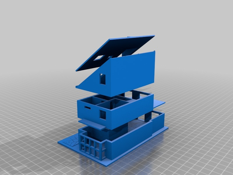 Free 3D file 3D Exploded View Model of Home 🏠・3D printable model to ...