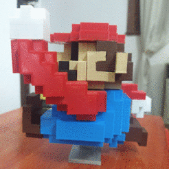 3D print 8-Bit Classic Mario • made with MP i3 Plus ・ Cults