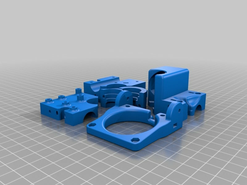 Free STL file E3D_V5_MT Modular hotend mount for the Ultimaker Original ...