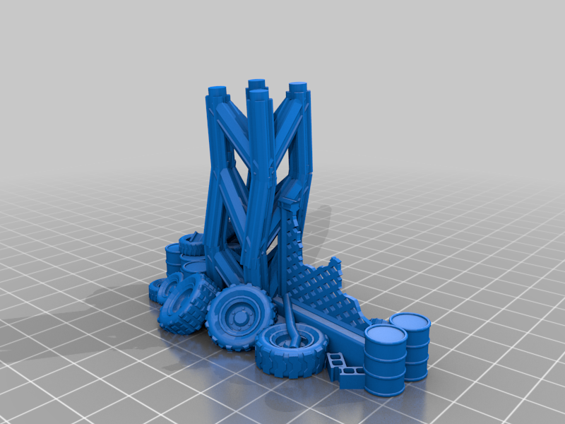 Download free STL file Gaslands - Junk Pile Gate Markers • 3D print ...