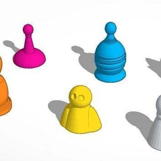 Download free STL file Game Pieces • 3D printer template ・ Cults
