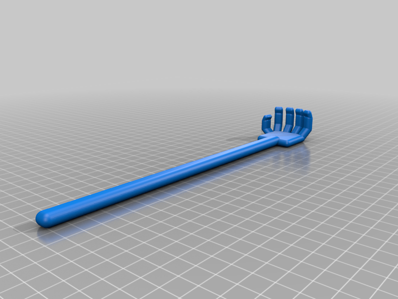 Fichier STL gratuit Gratte-dos main・Plan pour impression 3D à ...