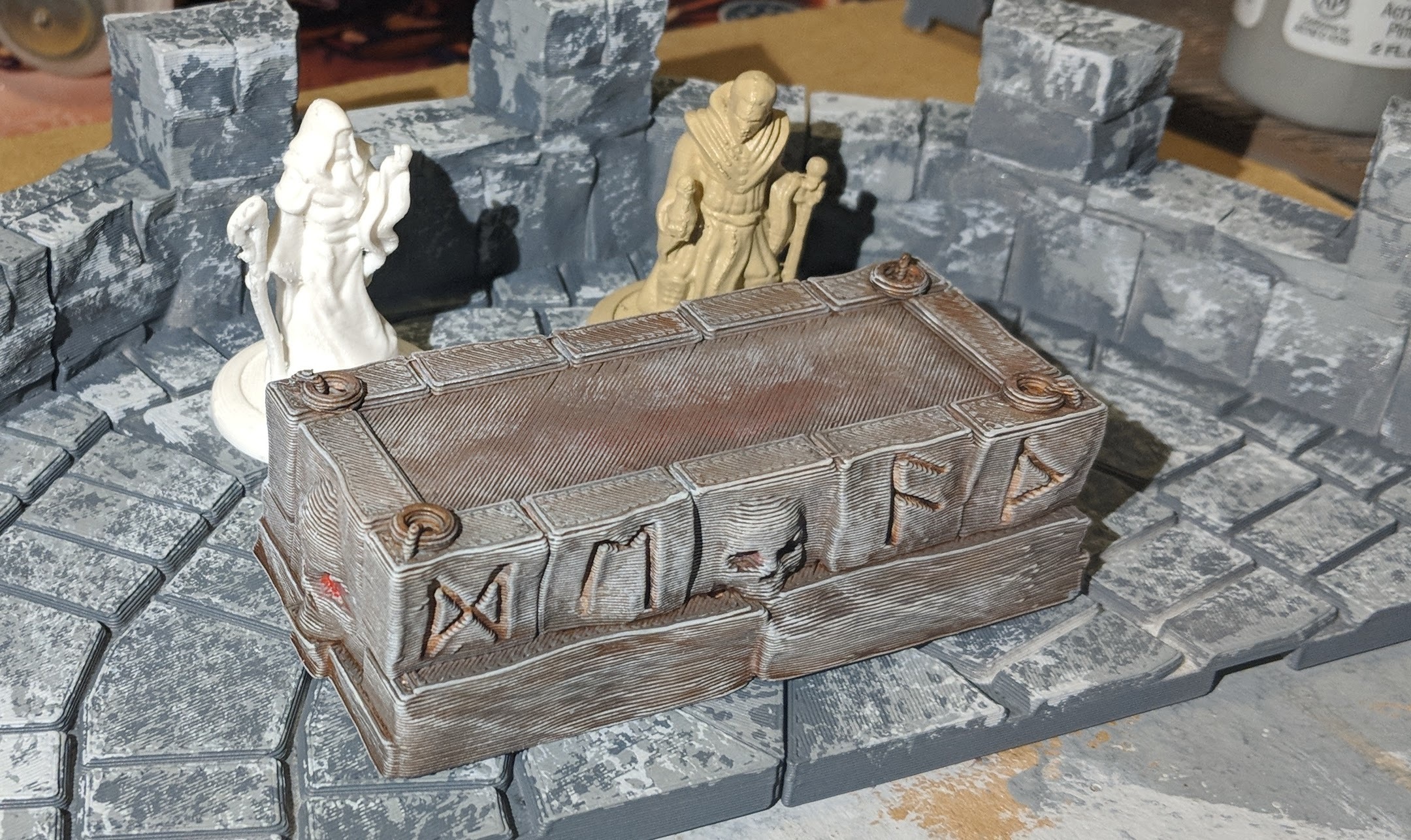 Free STL file Fantasy Wargame Terrain - Necromancer Altar ⚔・3D printer ...