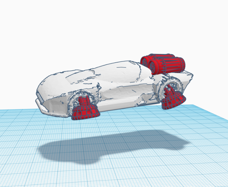 Free STL file Gaslands - Hover units and Jets with Stand 🎲・3D printing ...