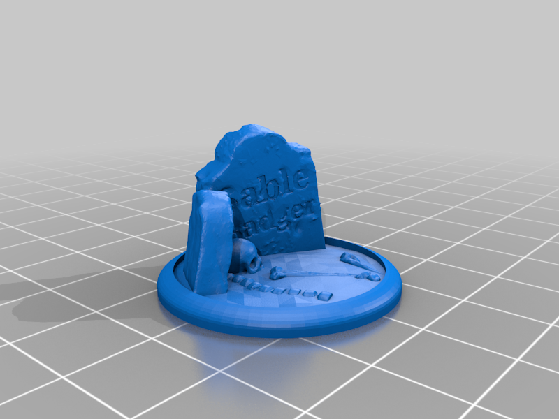 Free STL file Objective Markers - Gravestones for Fantasy games 🎲 ...