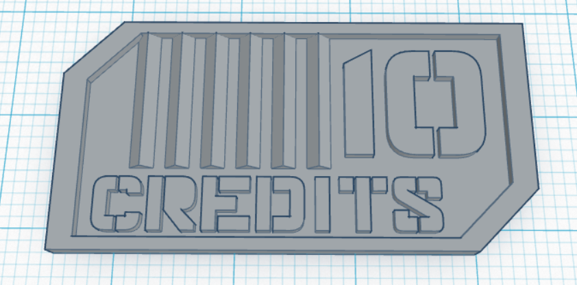 Free STL file Sci Fi Game Credit Tokens・3D printable design to download ...