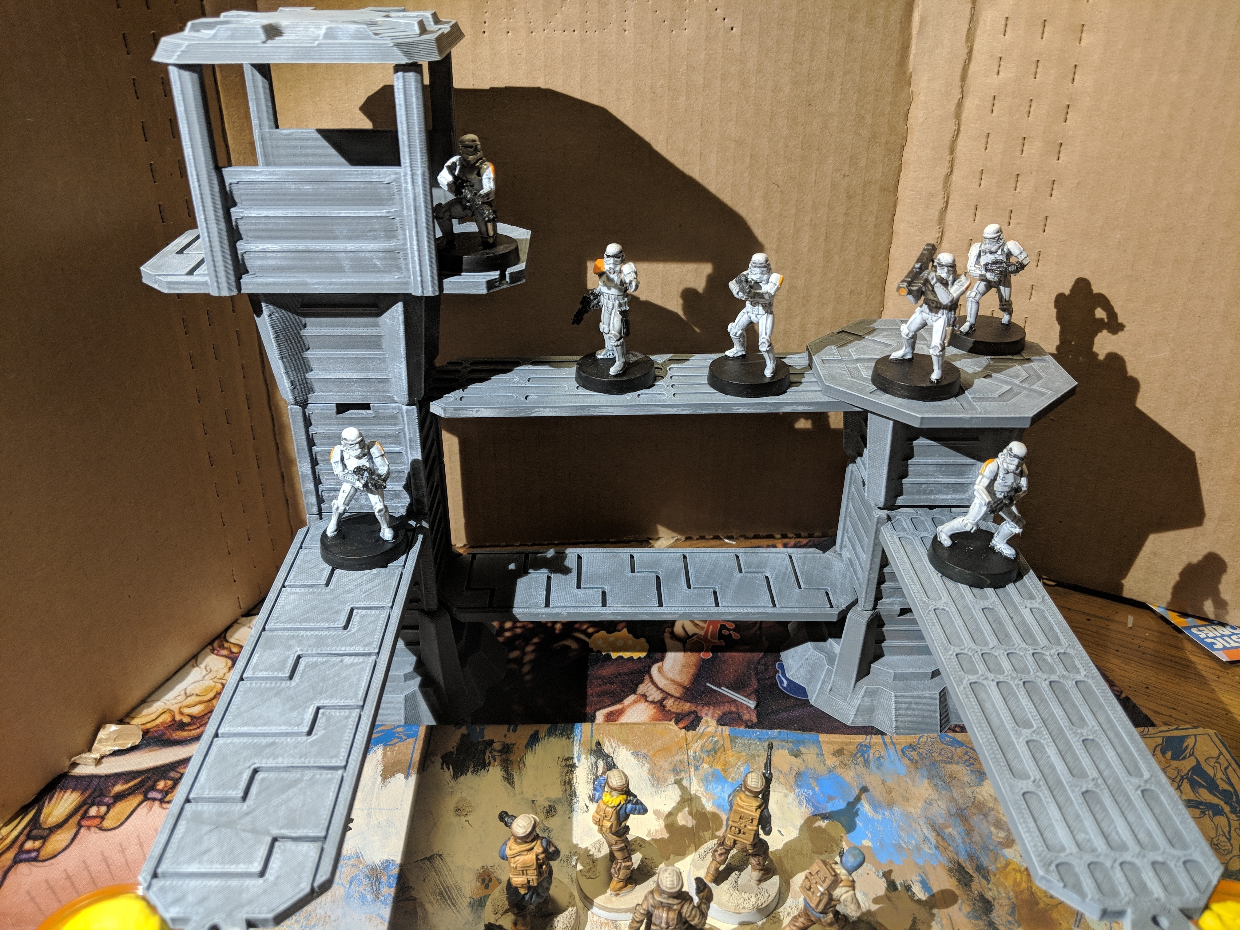 Free STL file Star Wars Legion Terrain - Modular Watchtower and ...