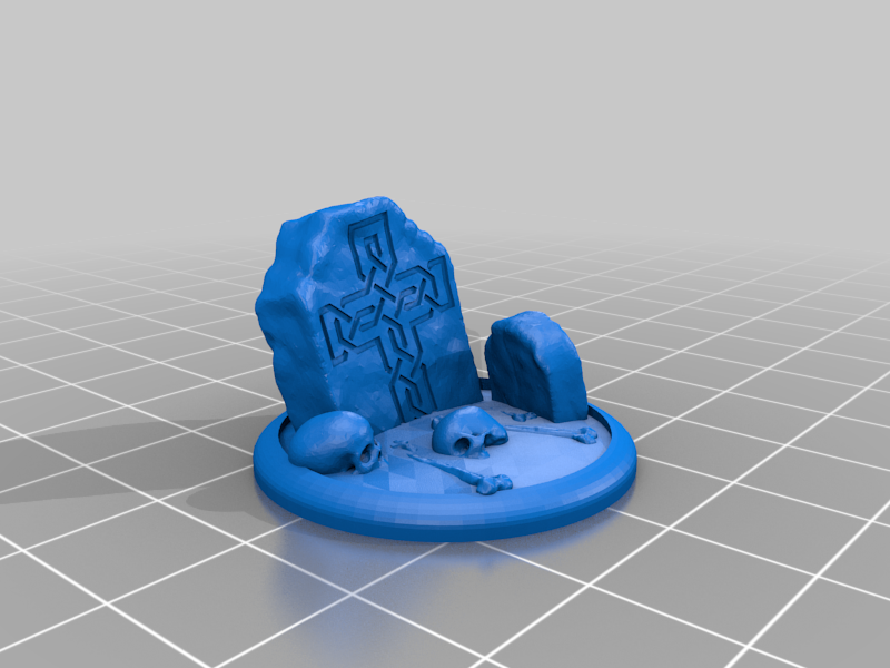 Free STL file Objective Markers - Gravestones for Fantasy games 🎲 ...