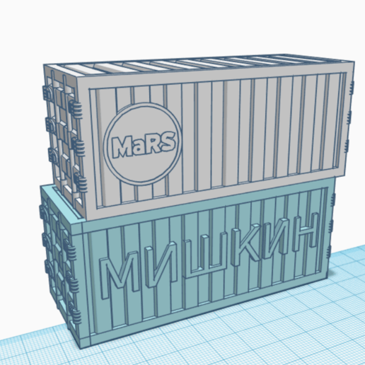 Download free STL file Gaslands - Shipping Containers • 3D printer ...