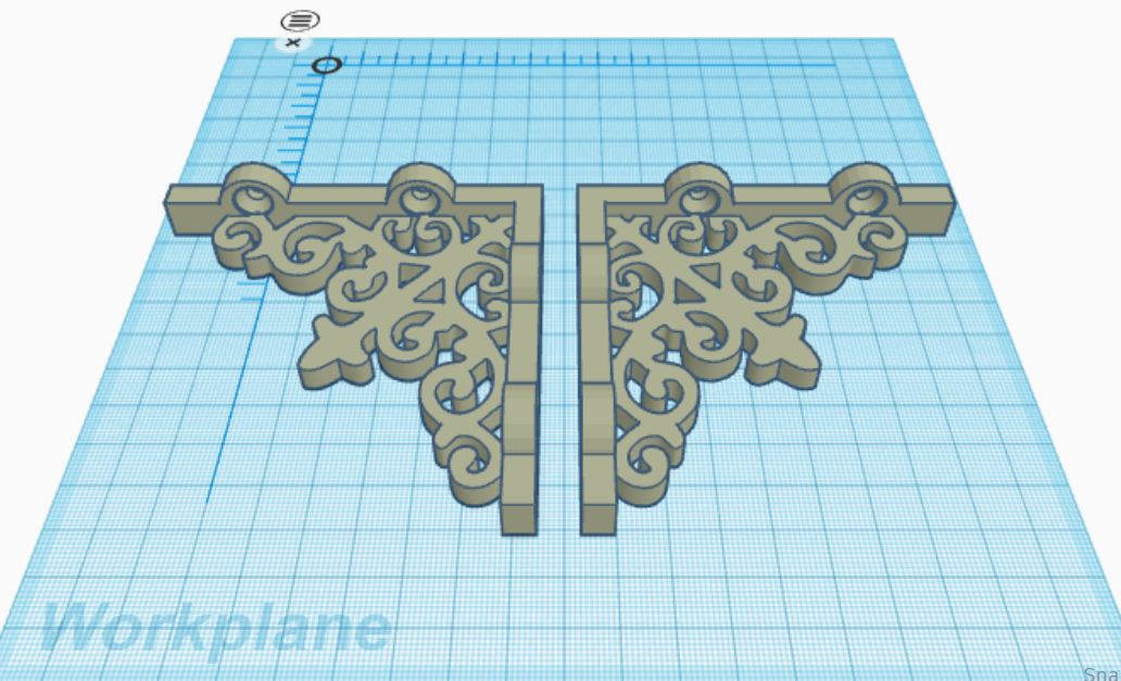 Free STL file Victorian Style Shelf Brackets - 4" shelf・3D printing design to download・Cults